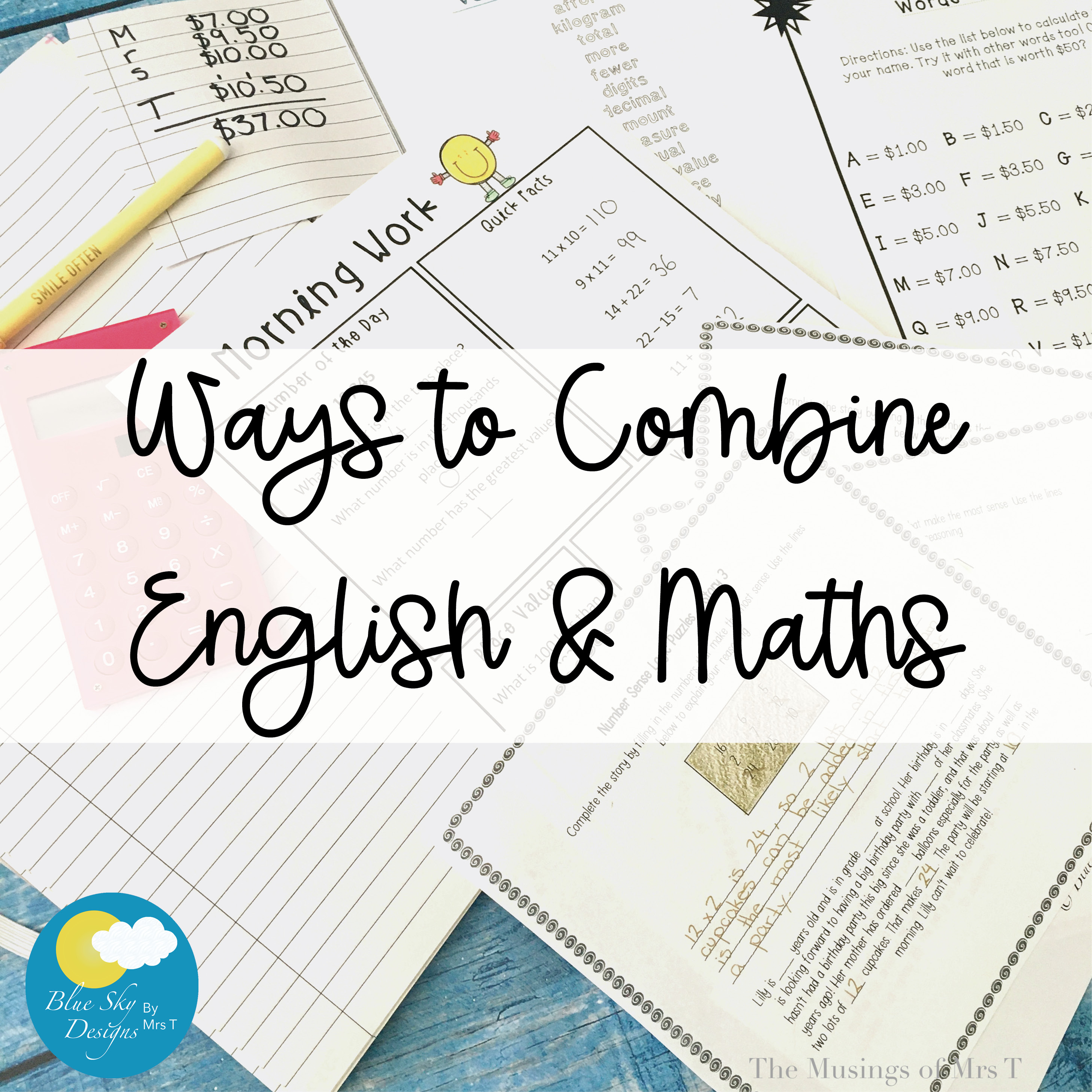 6 Simple Ways to Combine English and Maths in Your Teaching – Mrs T's ...