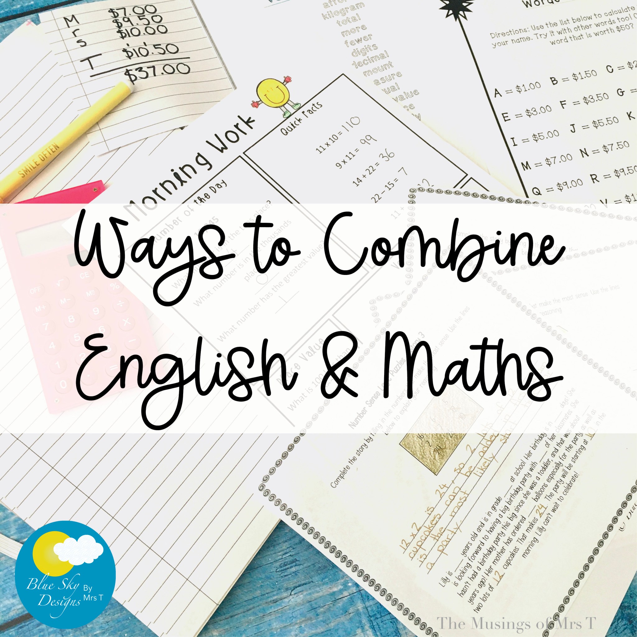 6 Simple Ways to Combine English and Maths in Your Teaching – Mrs T's ...