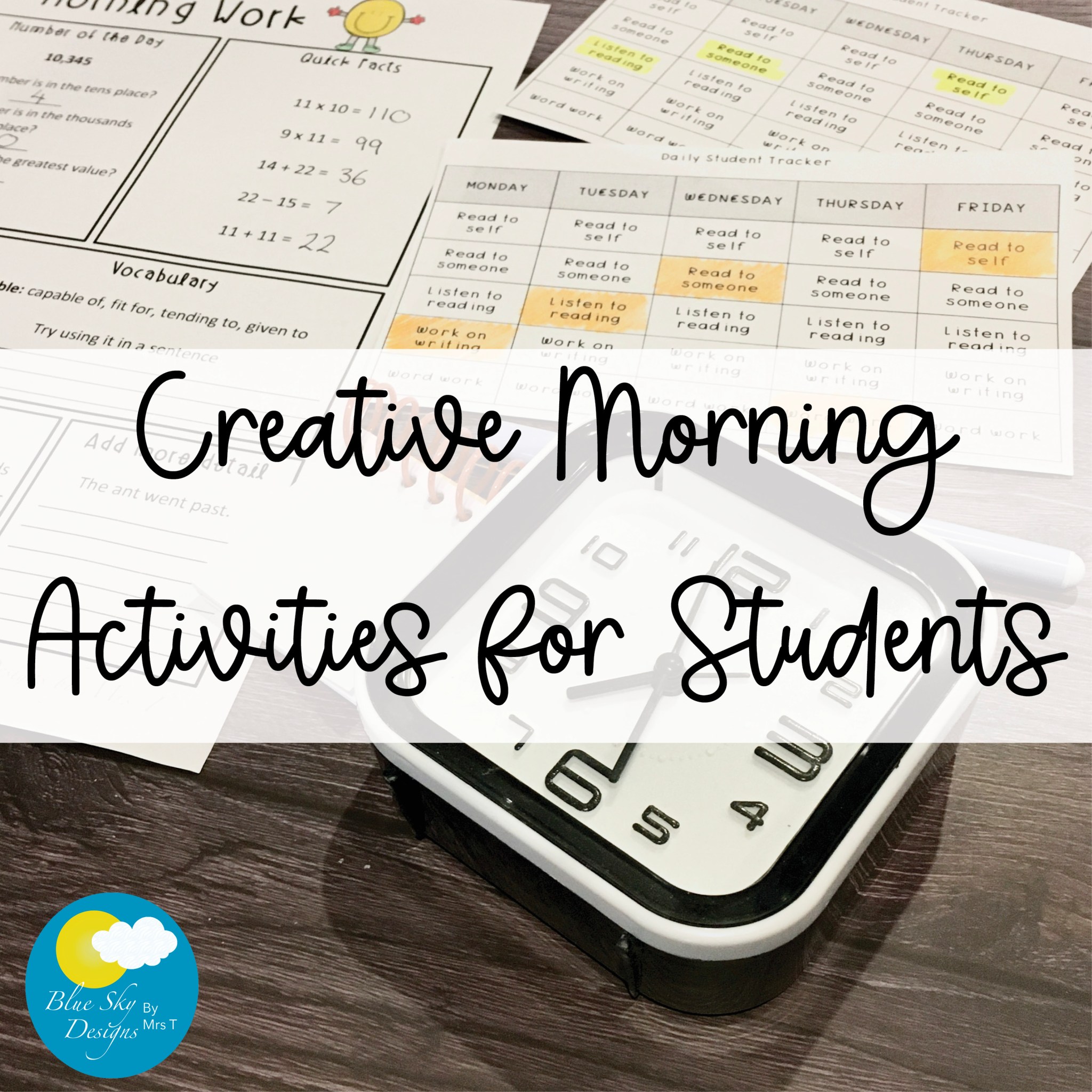 Morning Activities for Students – 5 Creative Ideas for Your Classroom ...