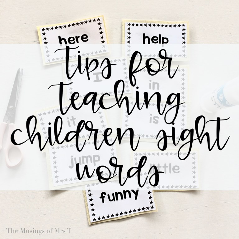 Why are Sight Words Important? Benefits of and Tips for Teaching Sight ...