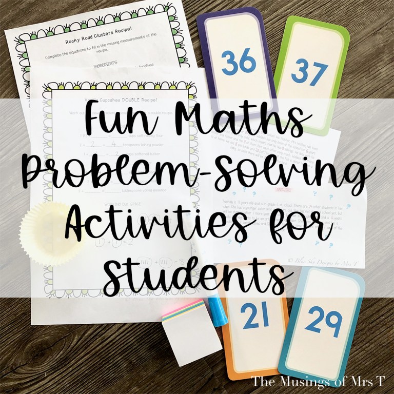 5 Fun Maths Problem-Solving Activities for Elementary Students – The ...