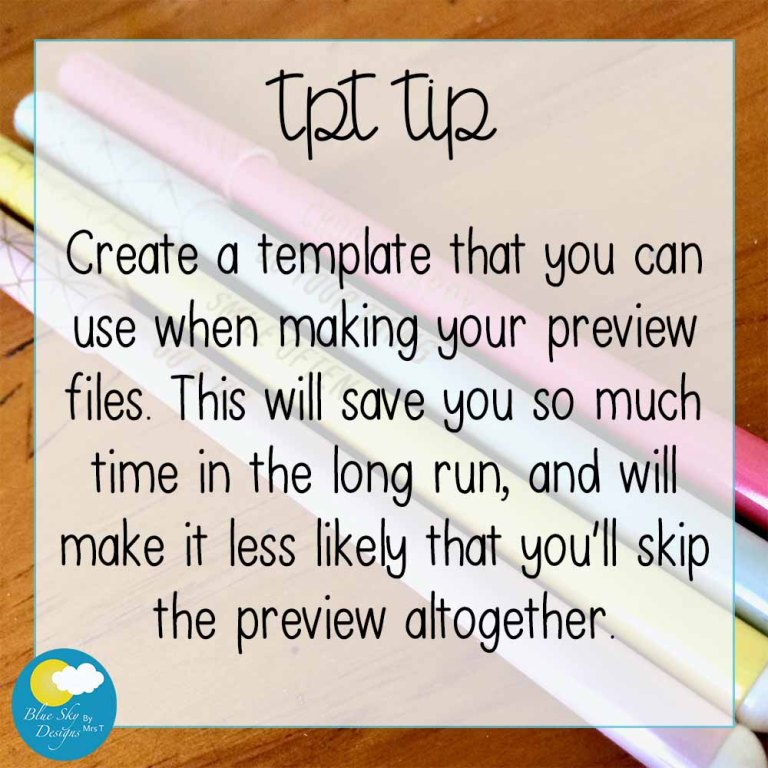 How to Create TpT Covers, Thumbnails and Previews – The Musings of Mrs T