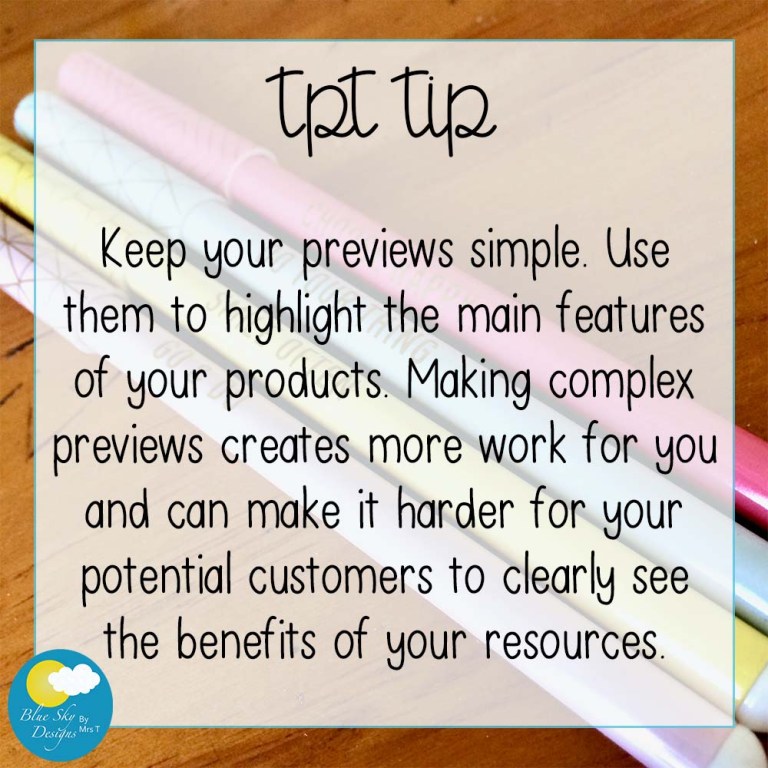 How to Create TpT Covers, Thumbnails and Previews – Mrs T's Musings