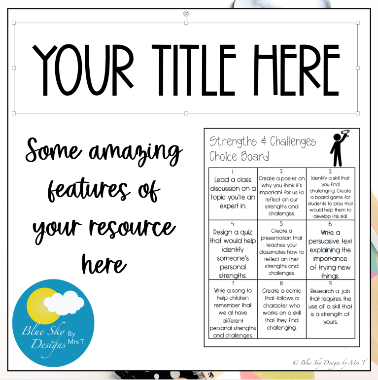 How to Create TpT Covers, Thumbnails and Previews – Mrs T's Musings