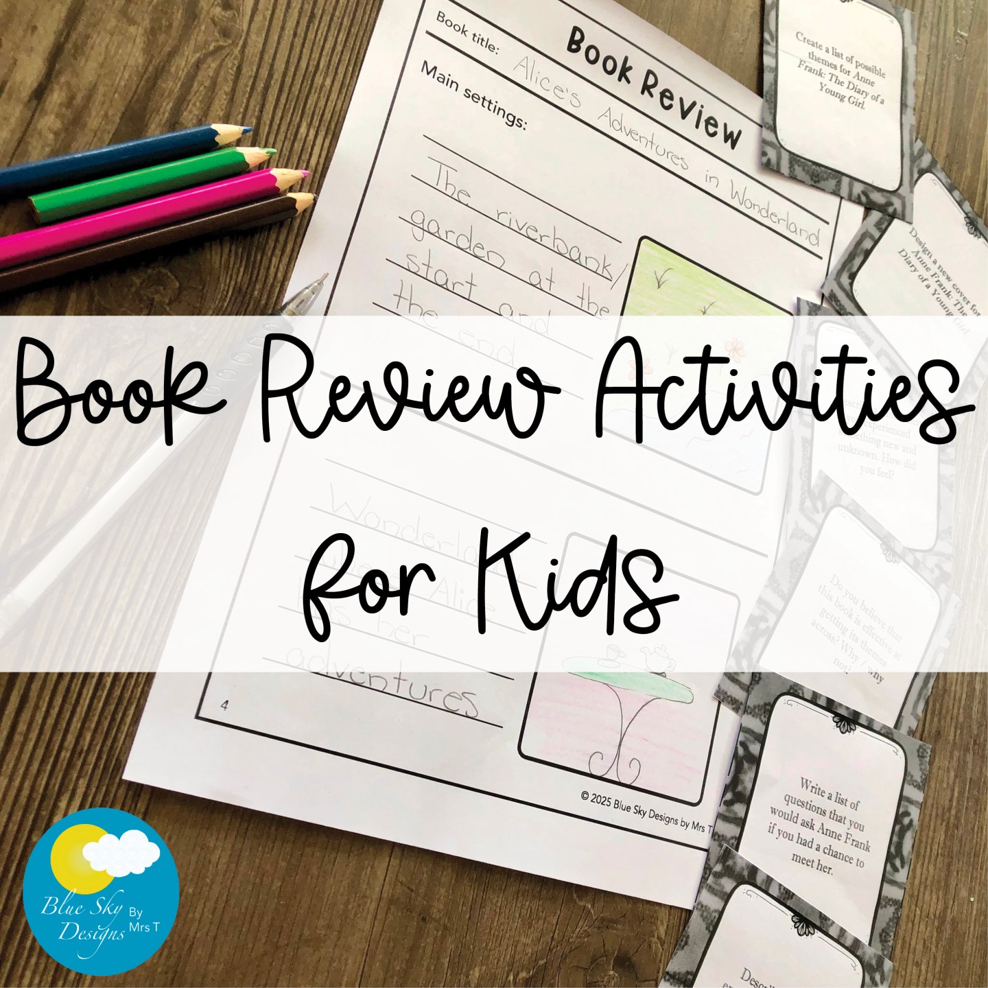 Printable Book Review Templates and Activities for Kids – Mrs T's Musings