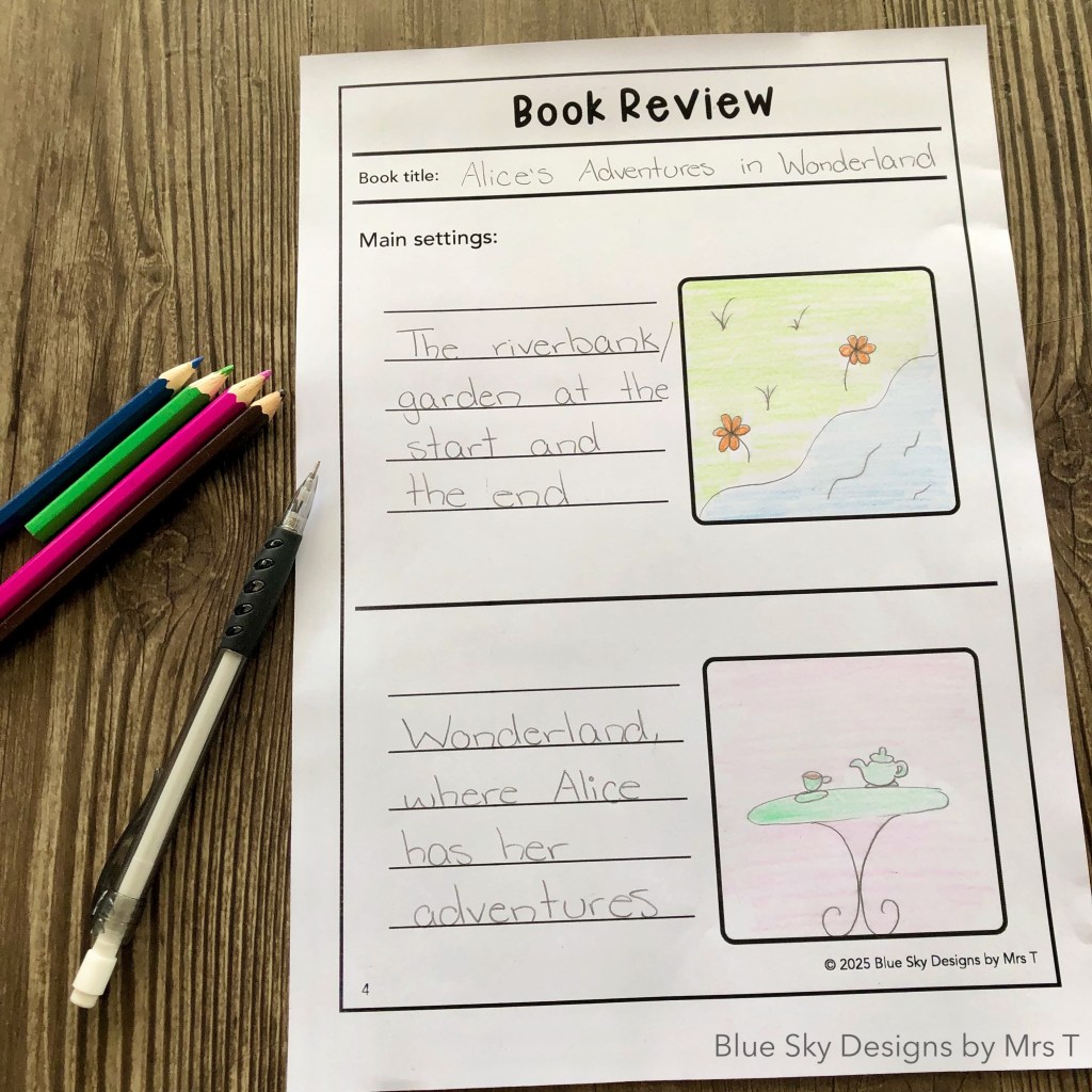 Printable Book Review Templates and Activities for Kids – Mrs T's Musings